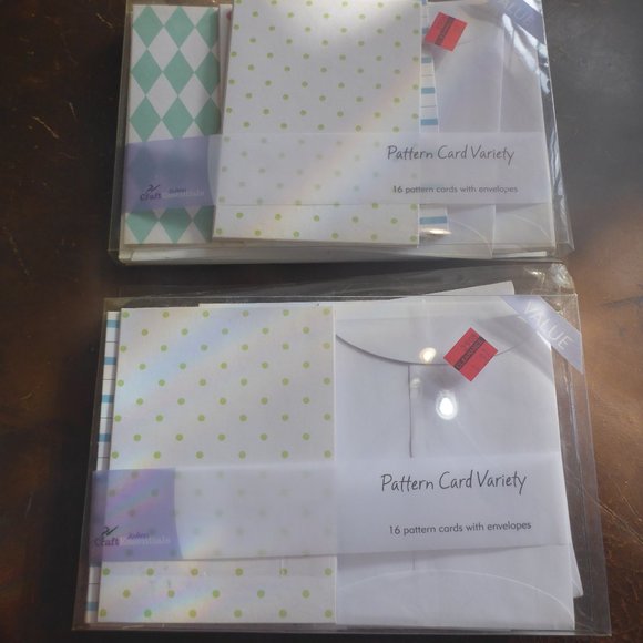 Jo Ann Craft Essentials | Office | 2 Pattern Card Variety Packs | Poshmark